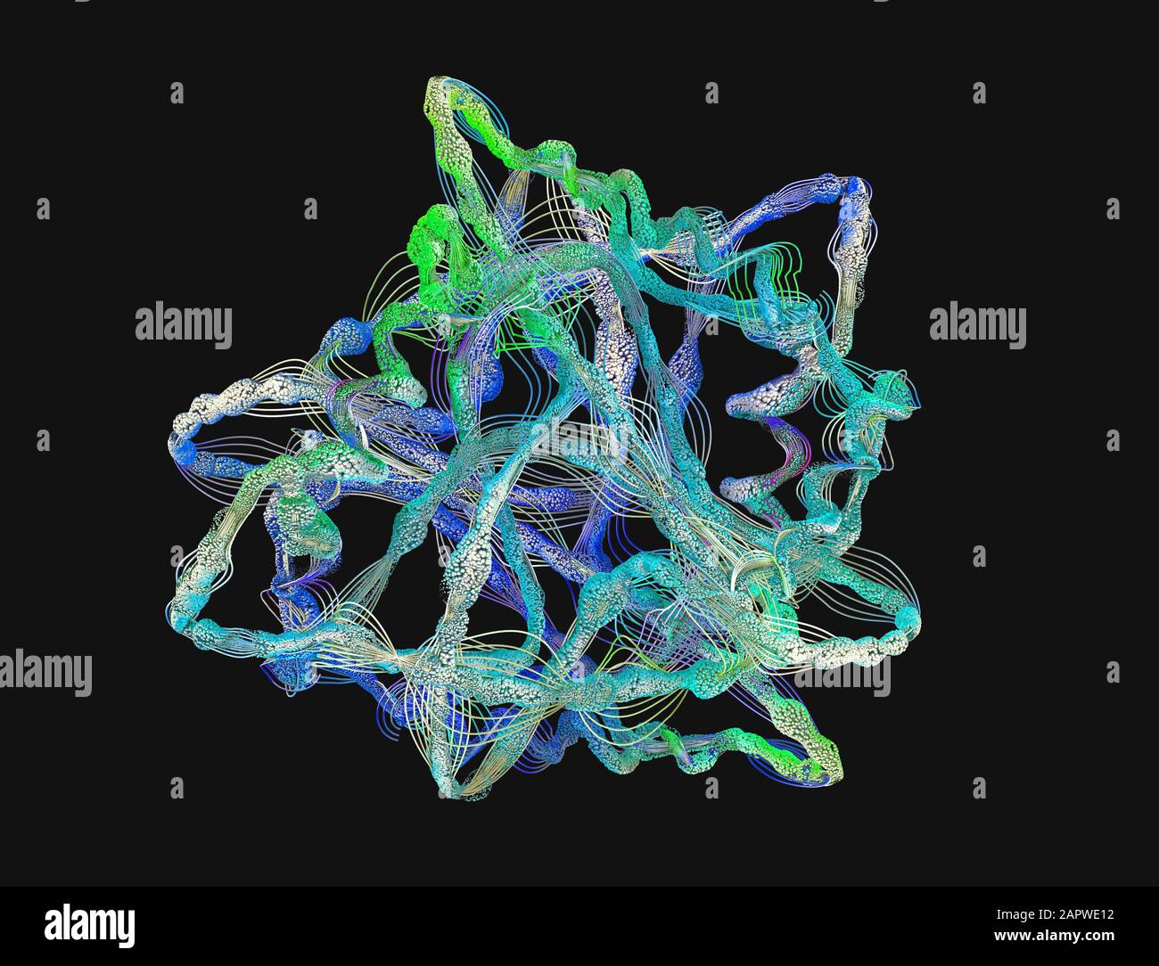 Protein structure artwork High Resolution Stock Photography and Images ...