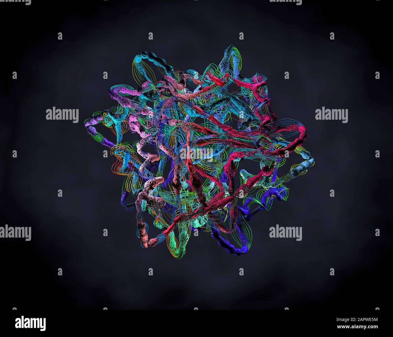 Protein molecule structure hi-res stock photography and images - Alamy