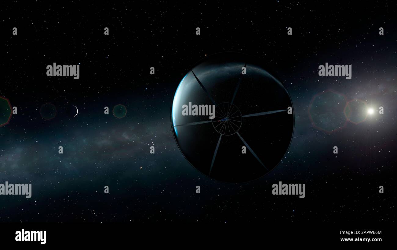 Artwork of a Solar Sail Stock Photo - Alamy
