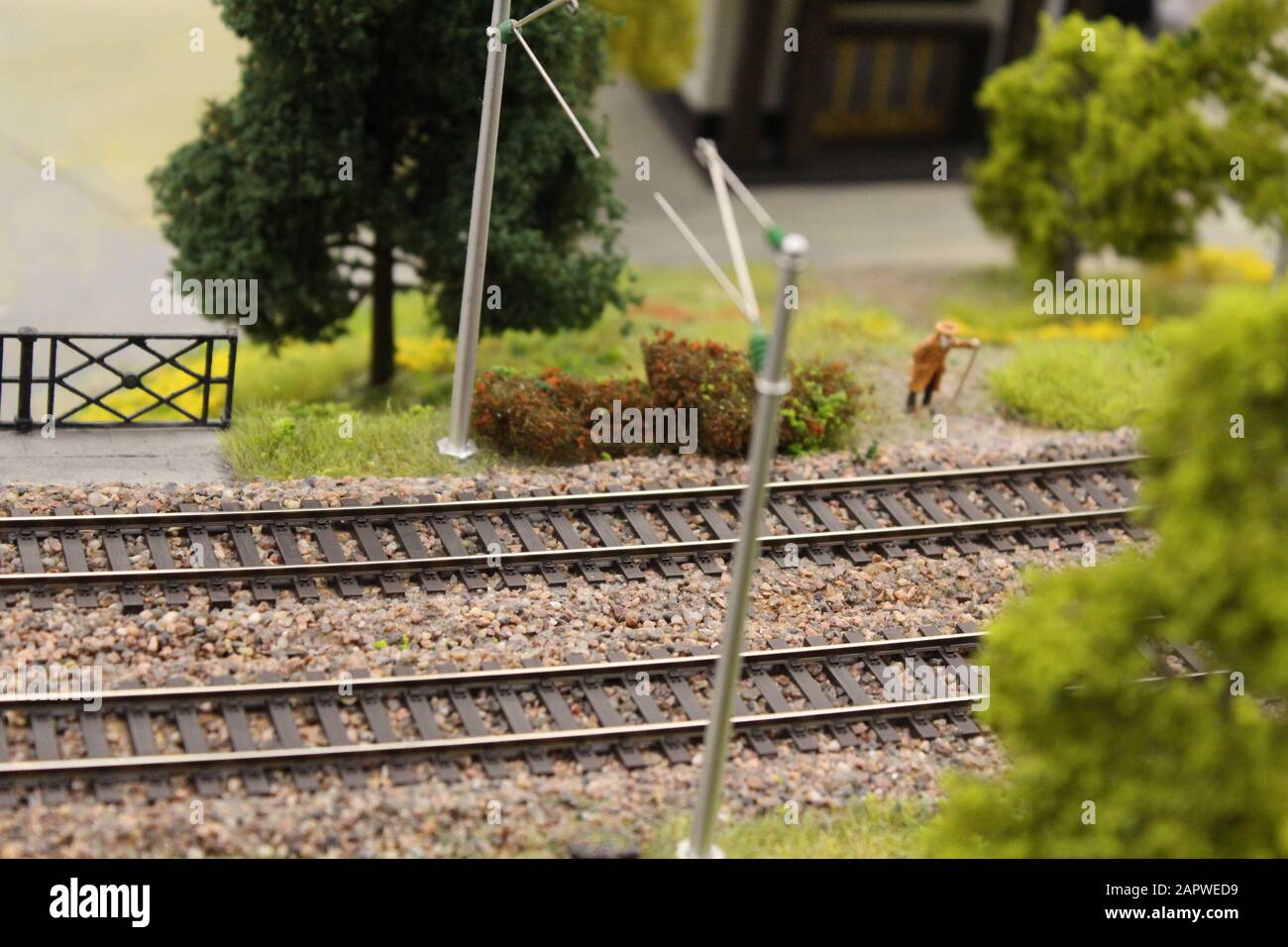 Toy train town play set hi-res stock photography and images - Alamy