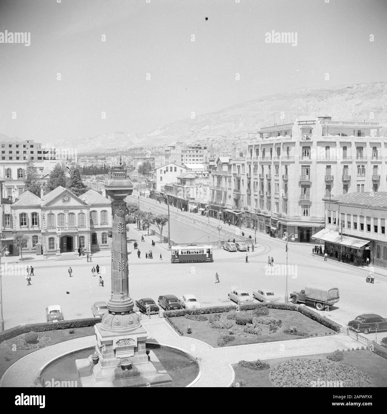 Middle East 1950-1955: Syria - Damascus Marjeh, the Square of Martyrs ...
