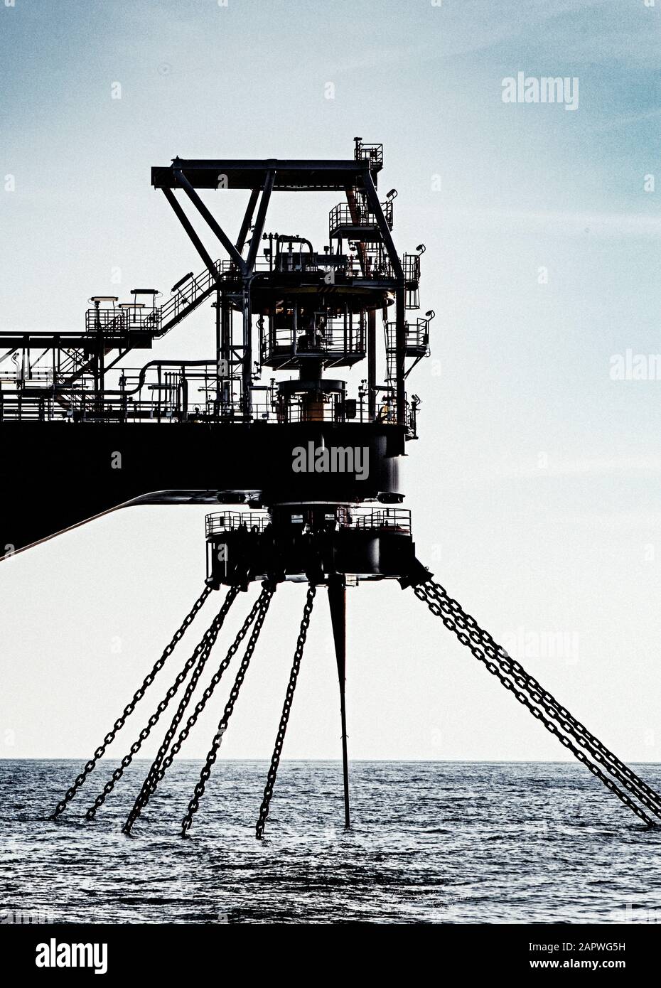 Floating oil storage vessel in the Gulf of Mexico Stock Photo - Alamy