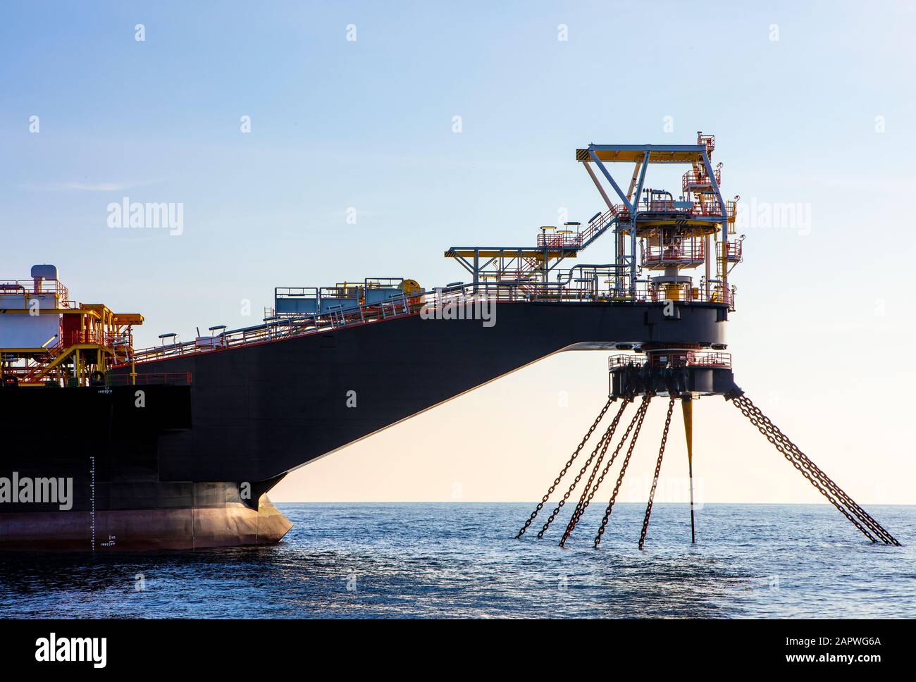 Floating oil storage vessel in the Gulf of Mexico Stock Photo - Alamy