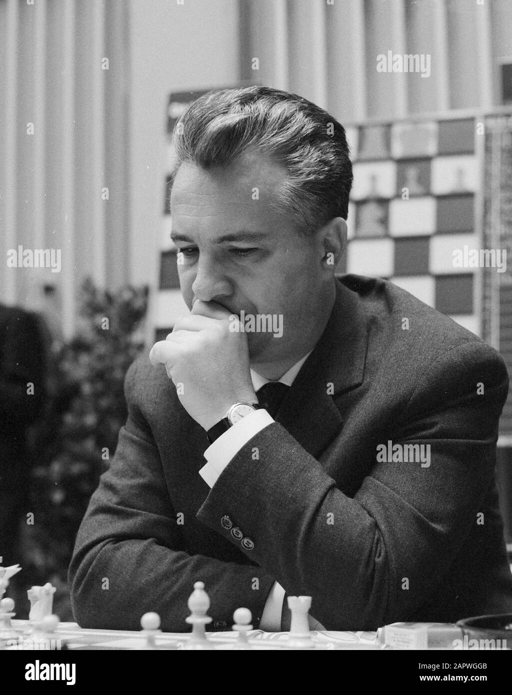 28th Hoogoven chess tournament in Beverwijk, Damjanovic (Yugoslavia ...