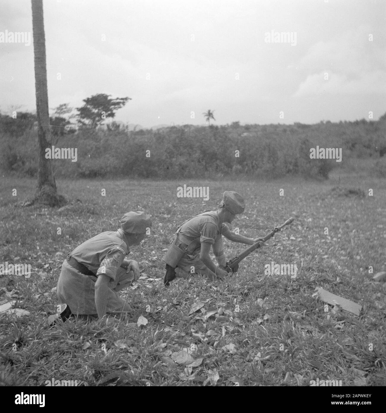 War Volunteers in Malacca and Indonesia Military exercise, probably on ...