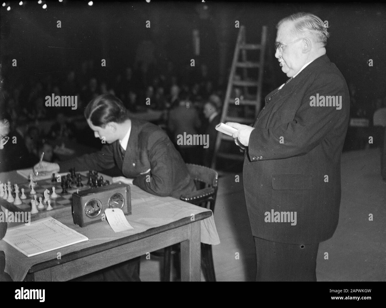 World chess championship Black and White Stock Photos & Images - Alamy