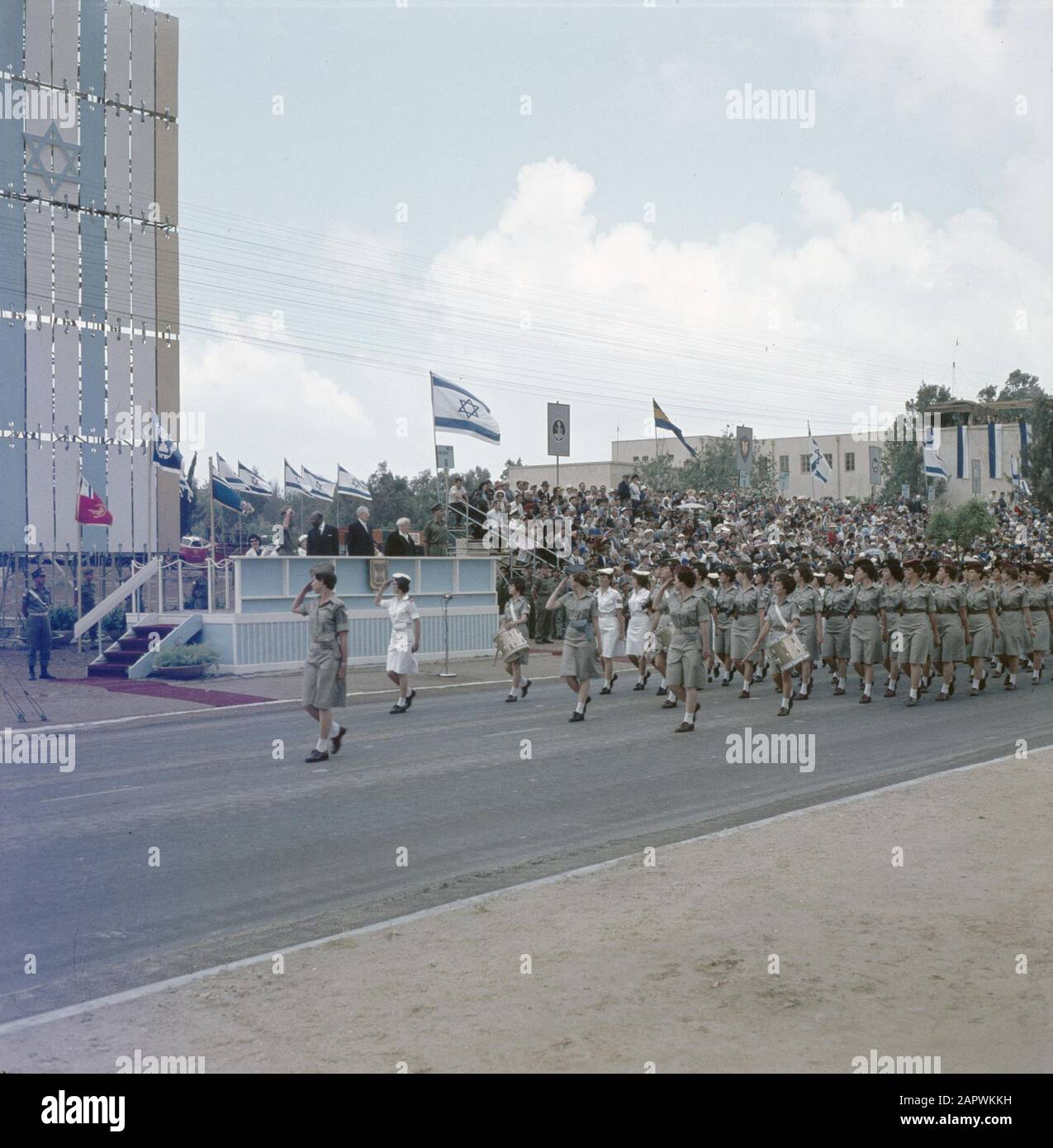 Military parade on the occasion of Independence Day (May 15 ...