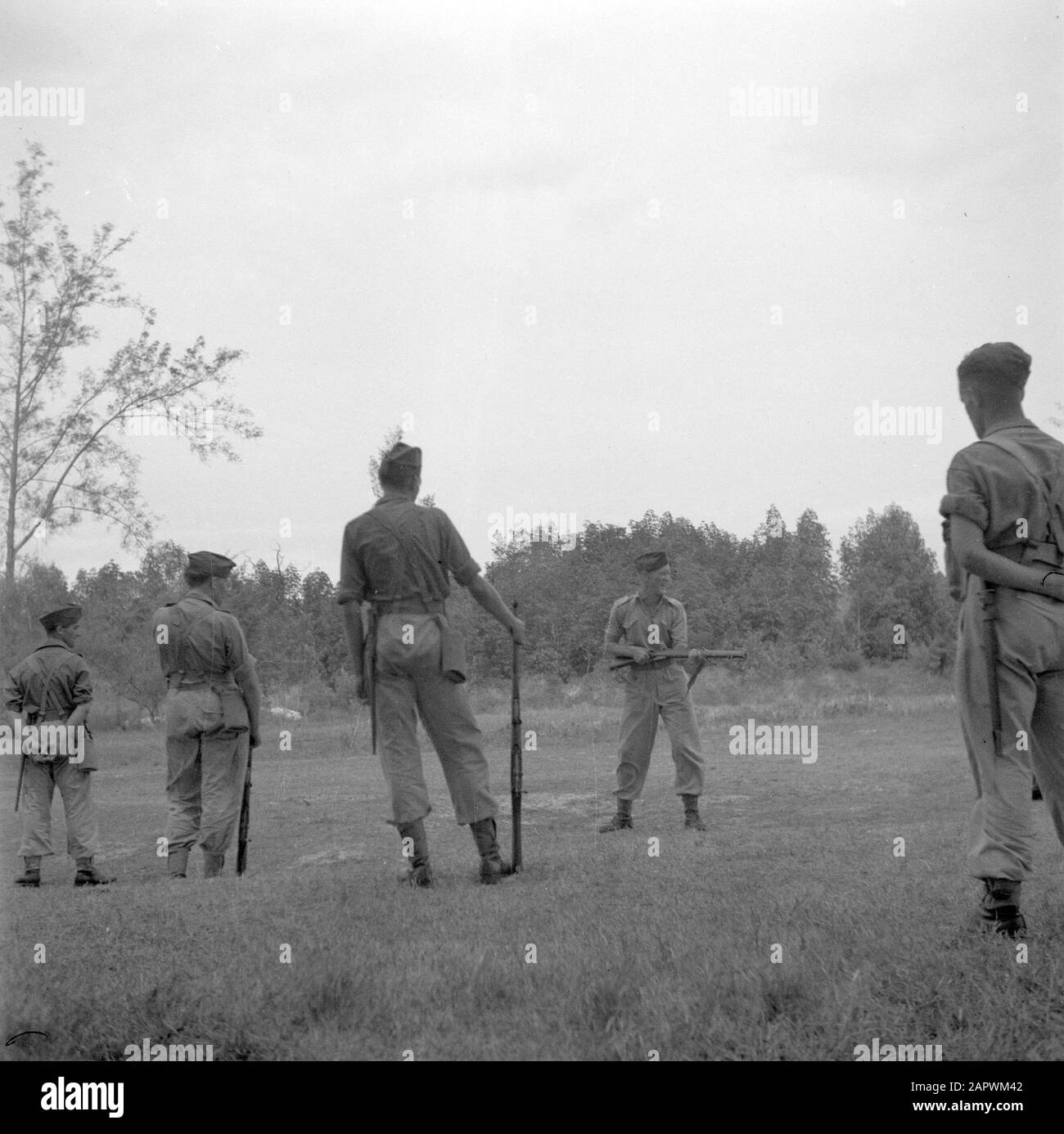 War Volunteers in Malacca and Indonesia Military during an exercise at ...