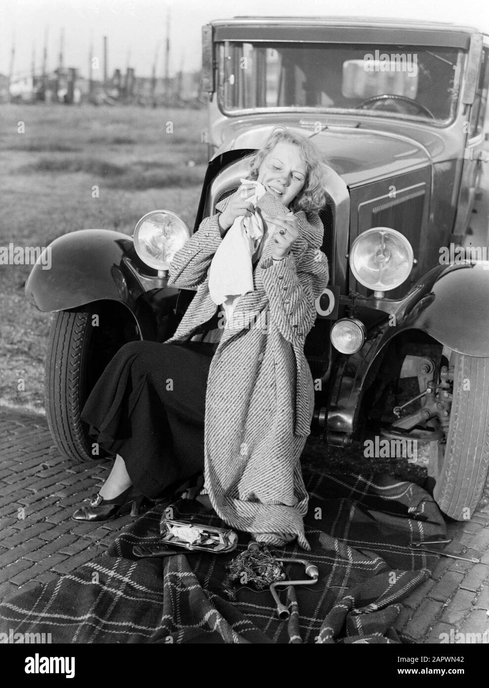 Cars car bumper car Black and White Stock Photos & Images - Alamy