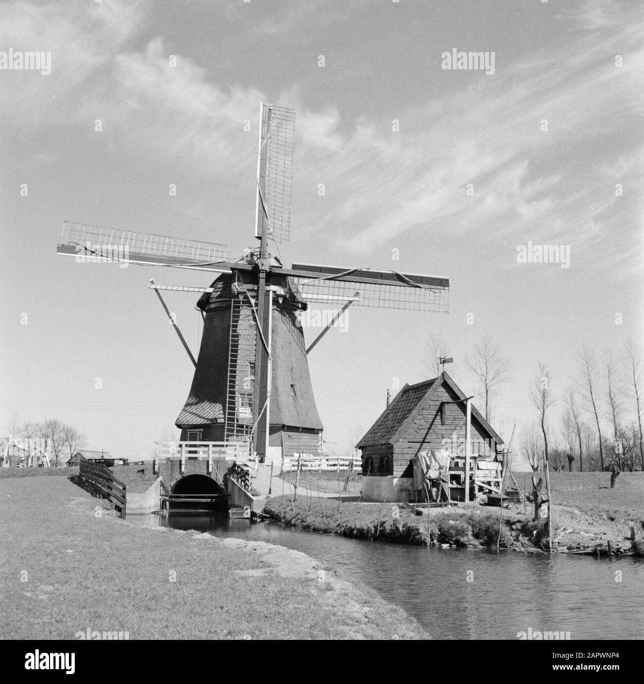 Reportage het Gein Molen aan het Gein bijAbcoude Date: 1 january 1932 Location: Abcoude, Gein ...