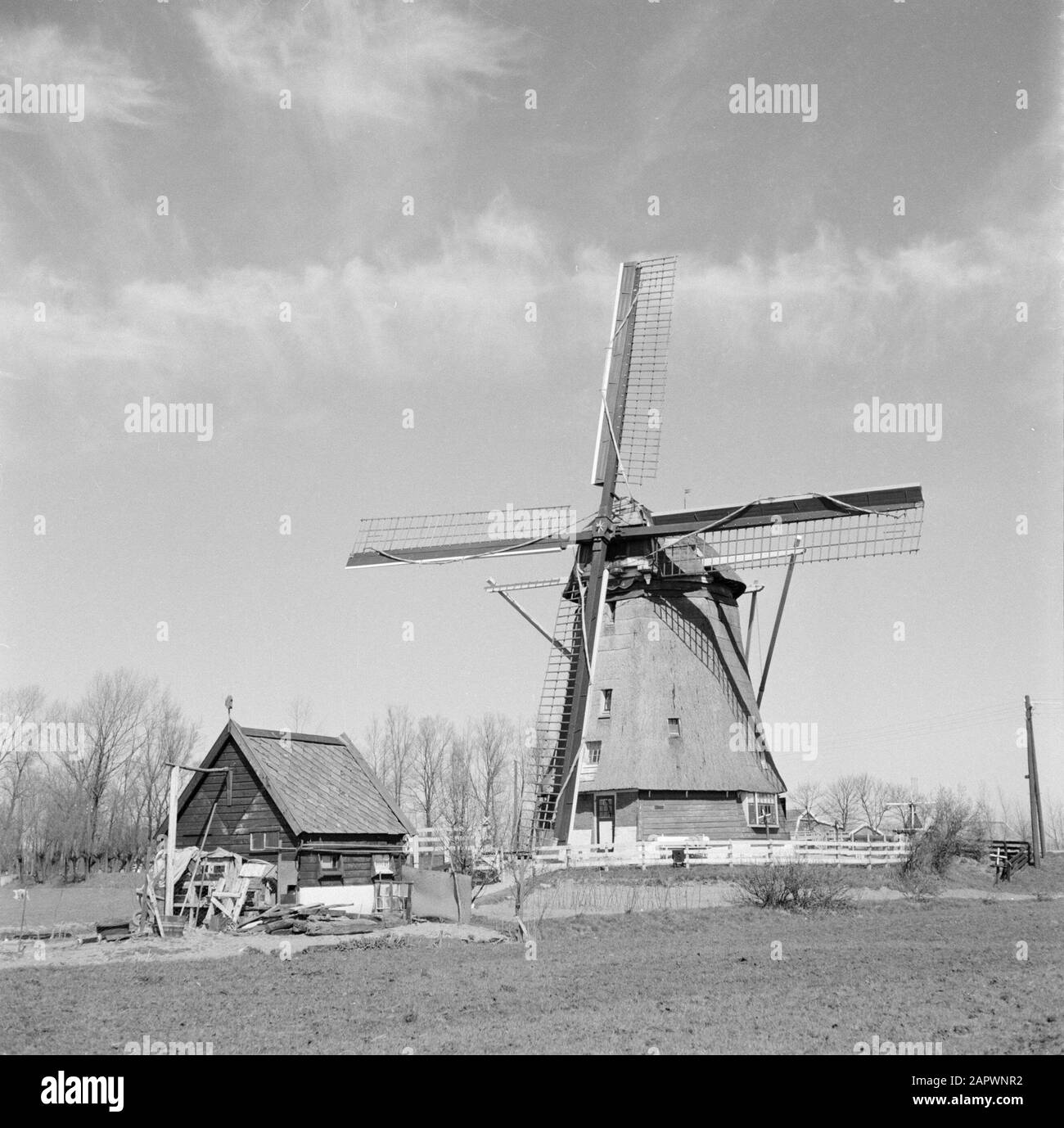 Reportage het Gein Molen aan het Gein bijAbcoude Date: 1 january 1932 Location: Abcoude, Gein ...