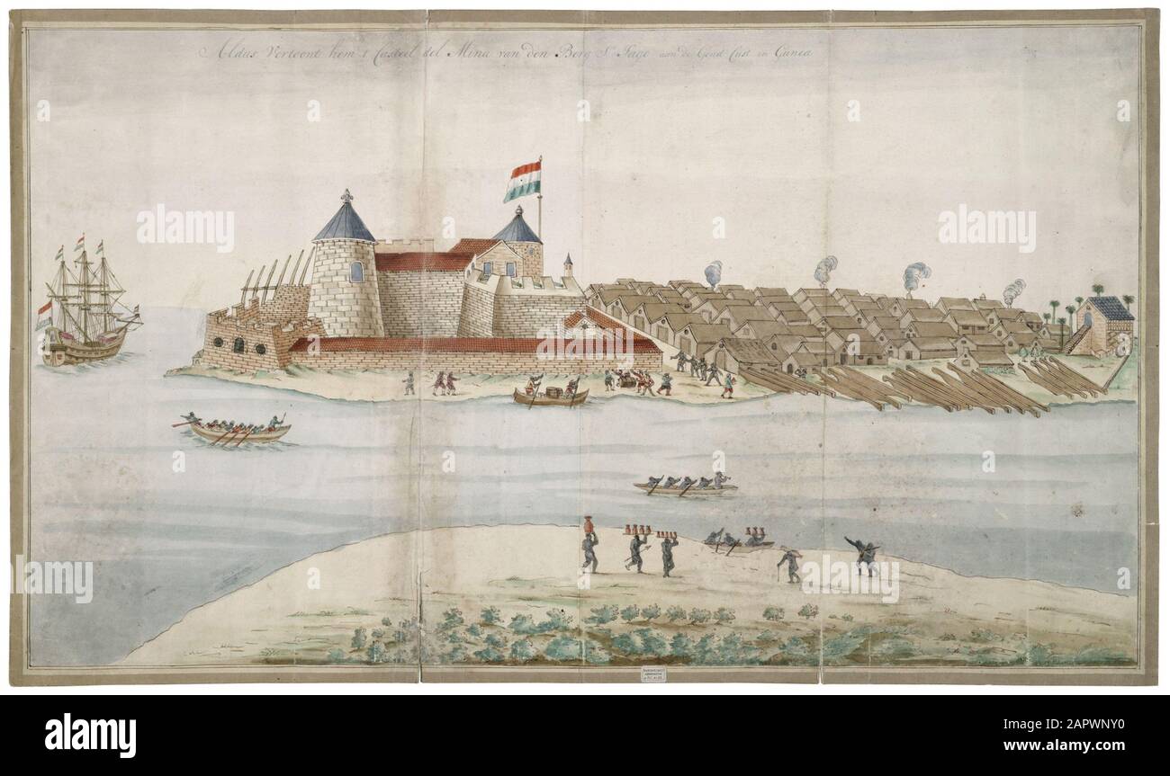 Elmina castle entrance gate Cut Out Stock Images & Pictures - Alamy