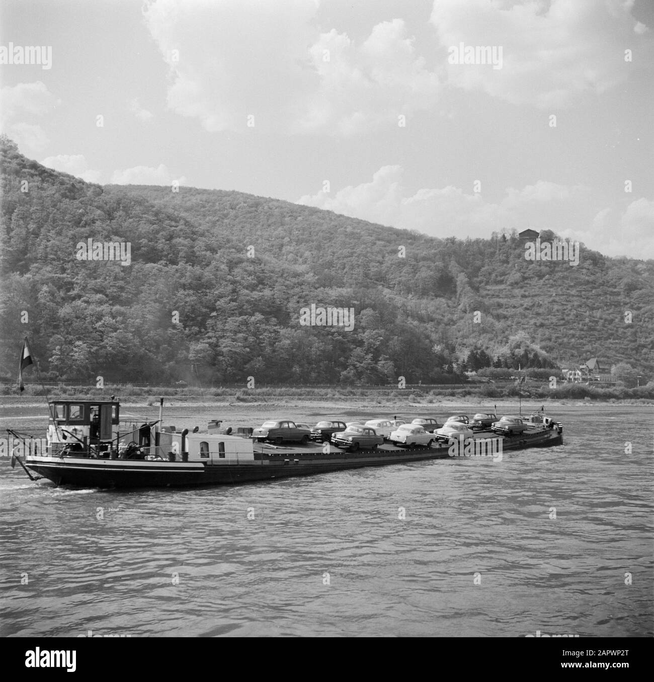 Rhine navigation, report from tug Damco 9: West Germany Motor ship ...