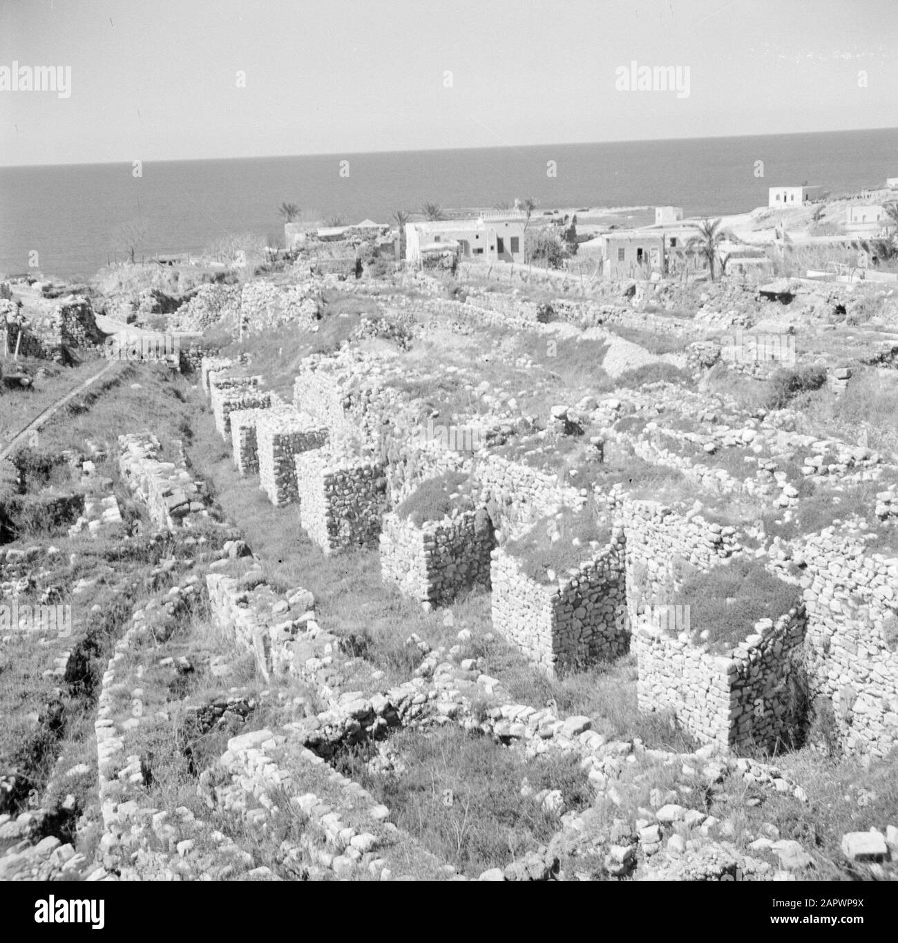Middle East 1950-1955: Lebanon Walls of the Fortification of Byblos ...