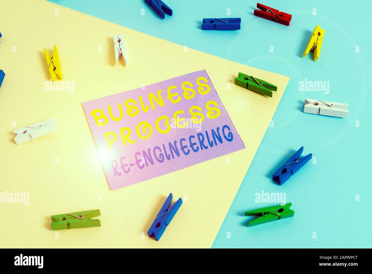 Conceptual hand writing showing Business Process Re Engineering ...