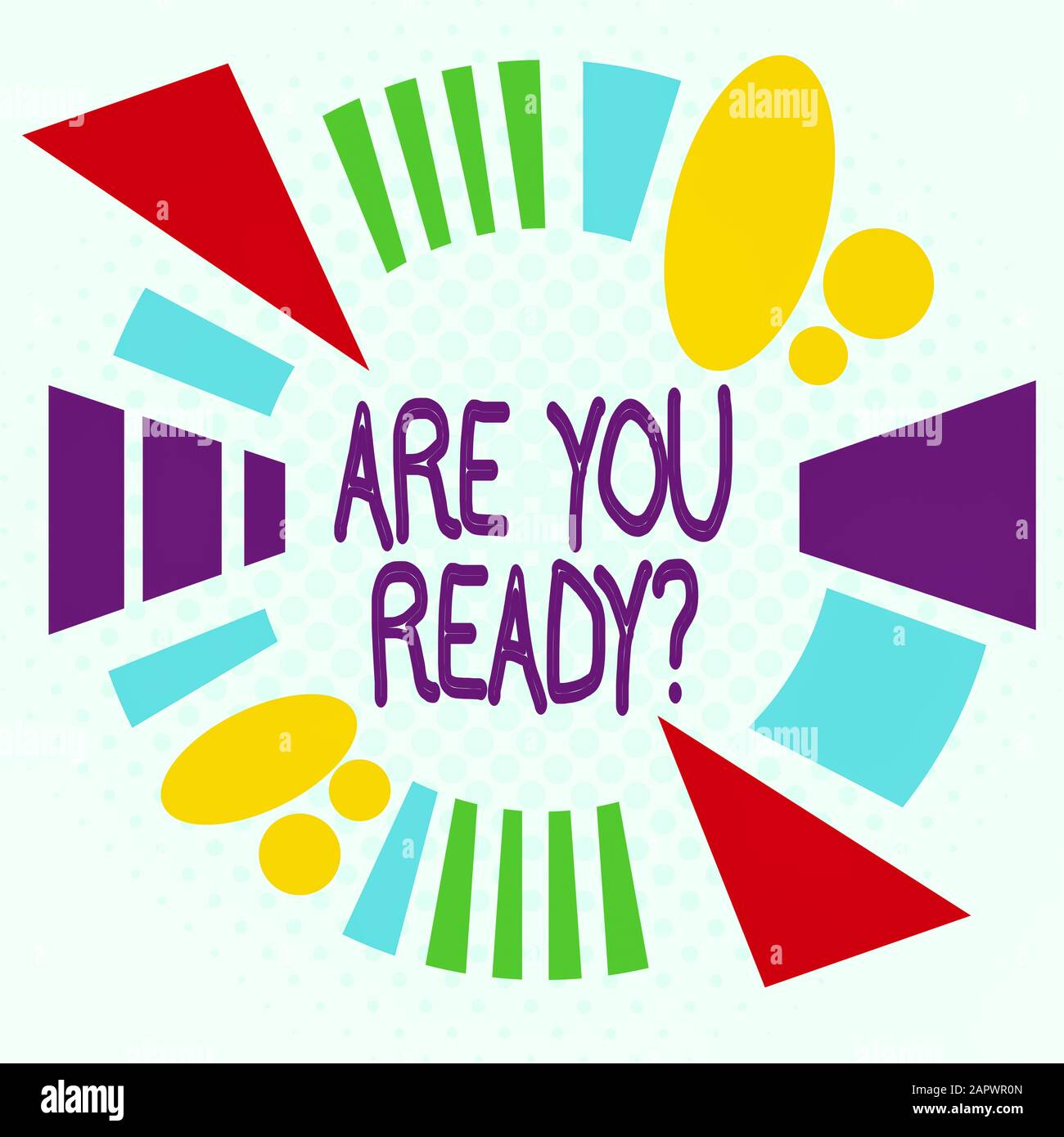 Word writing text Are You Ready Question. Business photo showcasing ...