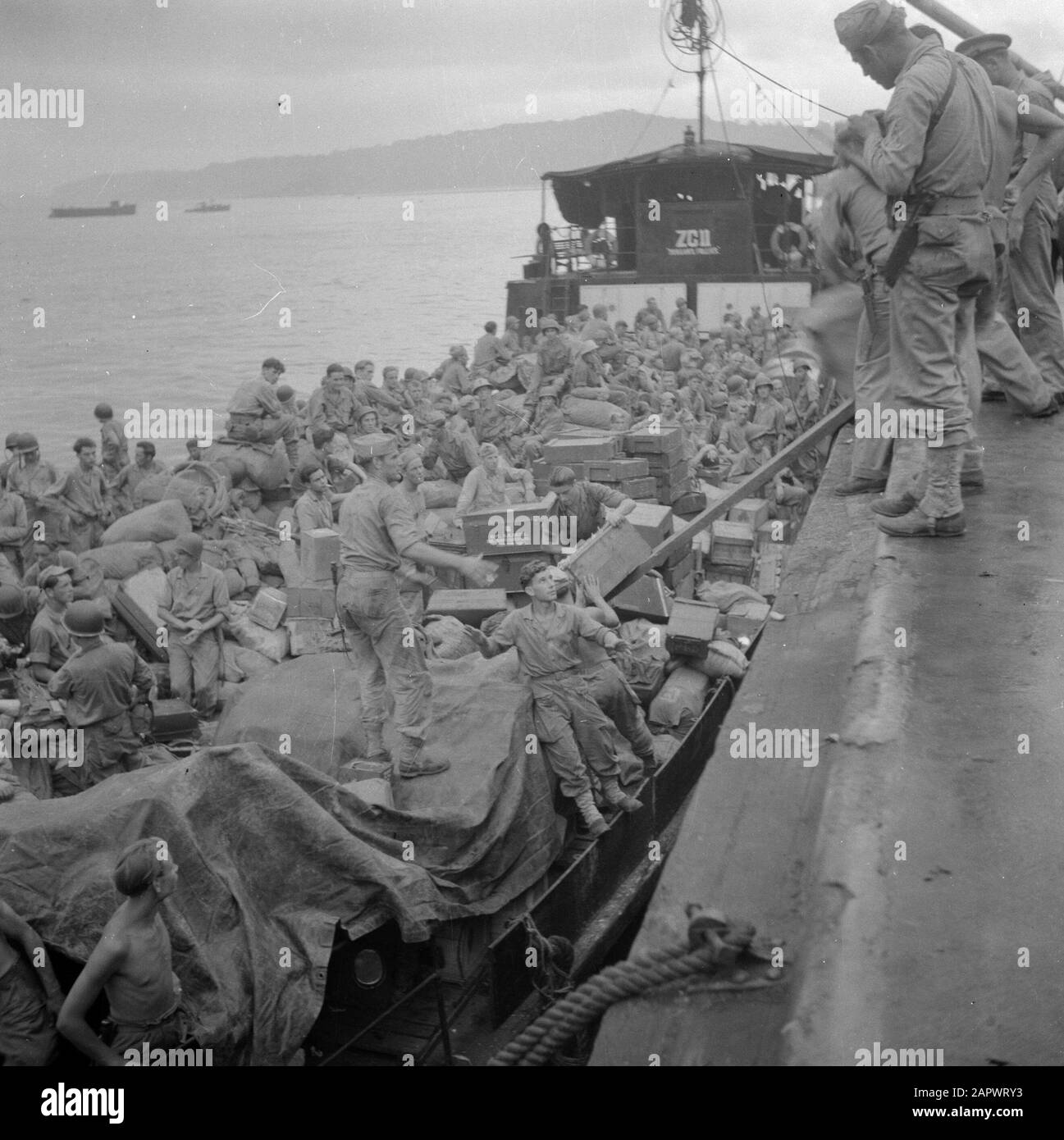 War Volunteers in Malacca and Indonesia Dutch Marines in the port of ...
