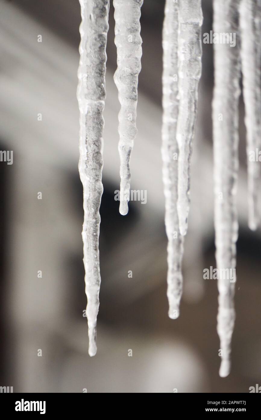 Six icicles hi-res stock photography and images - Alamy