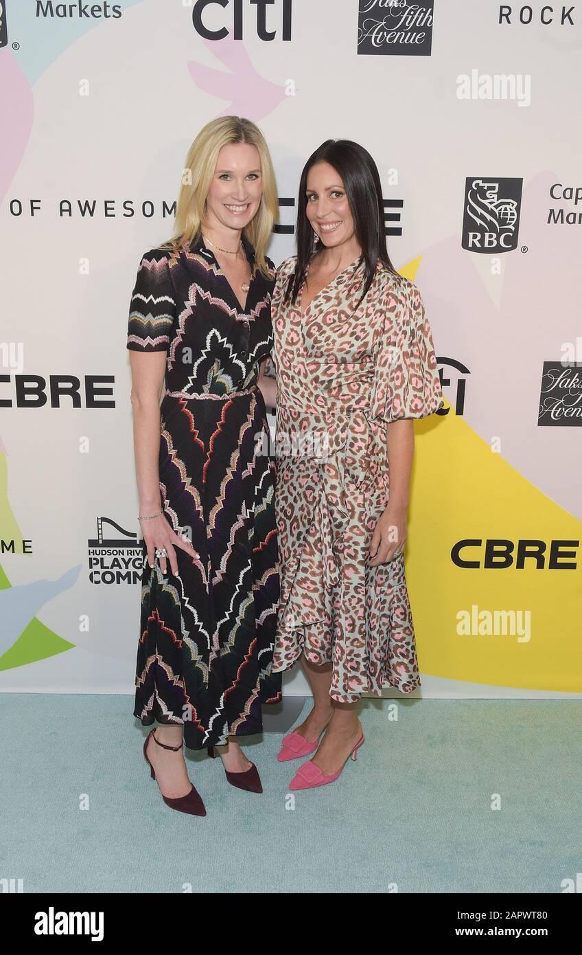 New York, USA. 24th Jan, 2020. Sarah Lambert and Rebekah Klipper attend ...