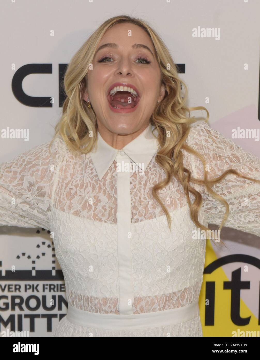New York Usa 24th Jan 2020 Jenny Mollen Attends Hudson River Park Friends Playground