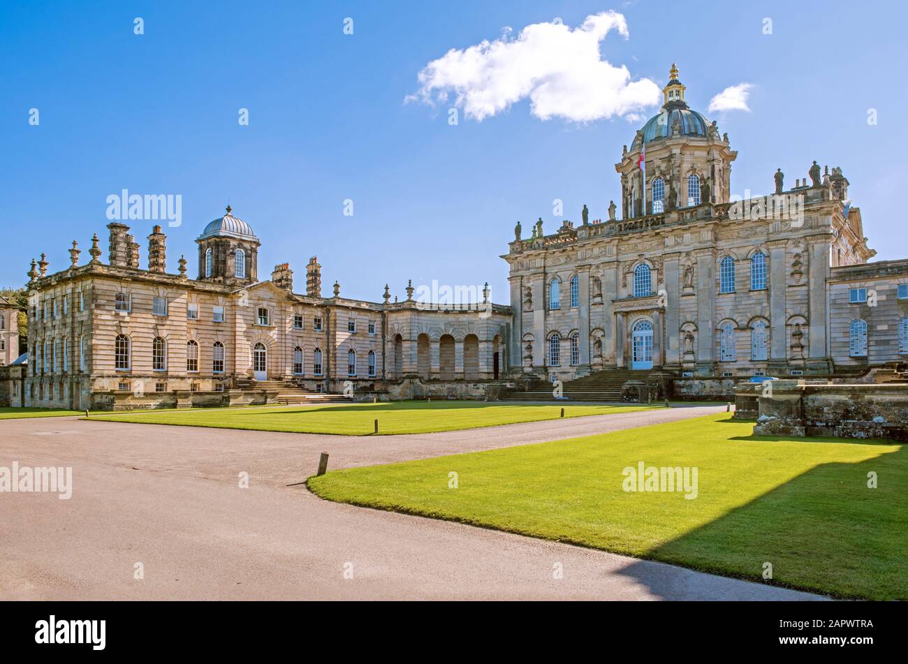 The North Front of Castle Howard Stock Photo - Alamy