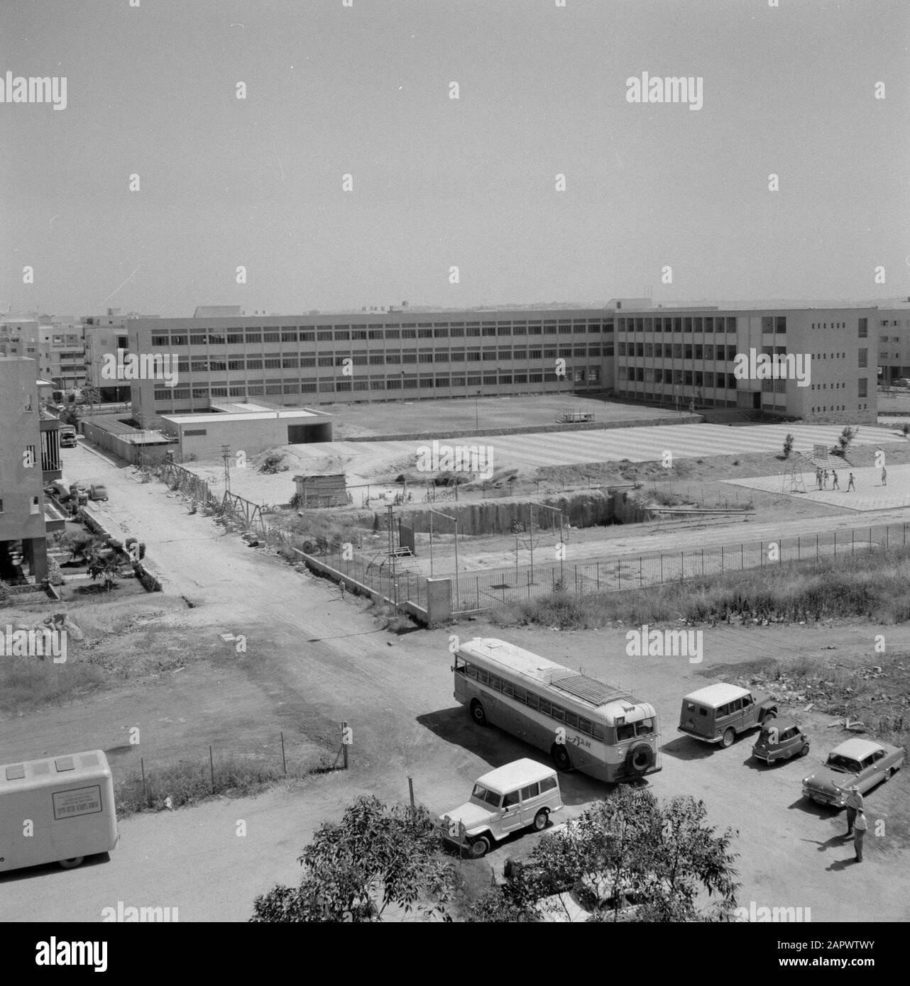 Israel 1964-1965: Tel Aviv, Judaism New building of the Herzliya Hebrew ...