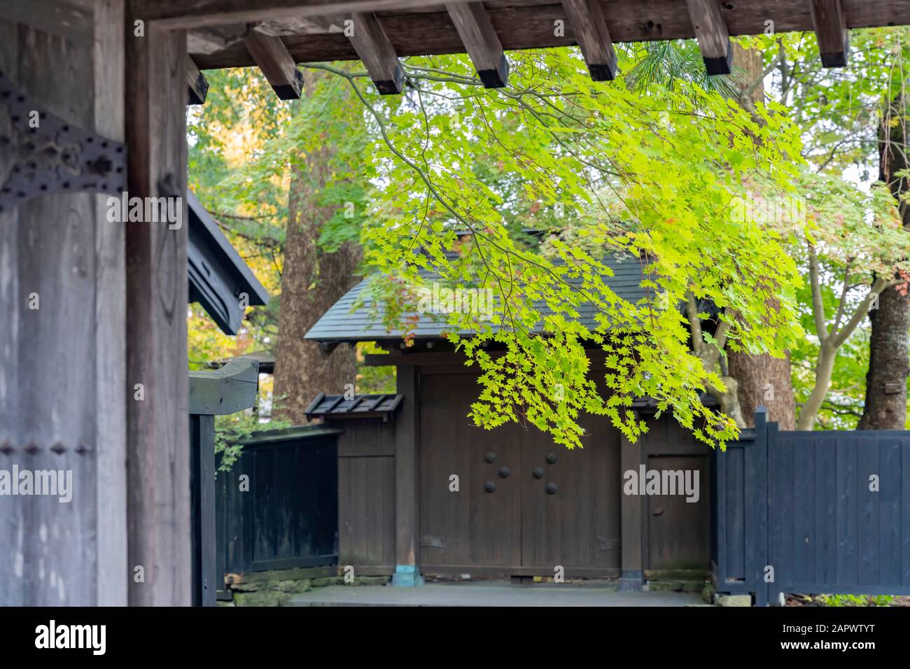 Kakunodate, OCT 21: Exterior view of the Kakunodate Samurai House on ...