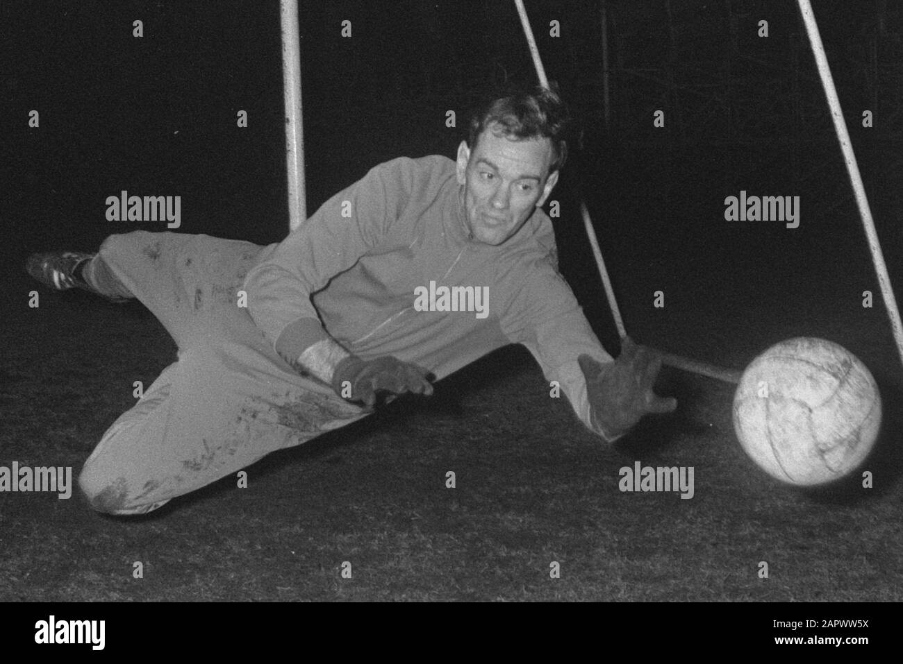 Training Glasgow Rangers in Olympic Stadium goalkeeper Martin trains ...