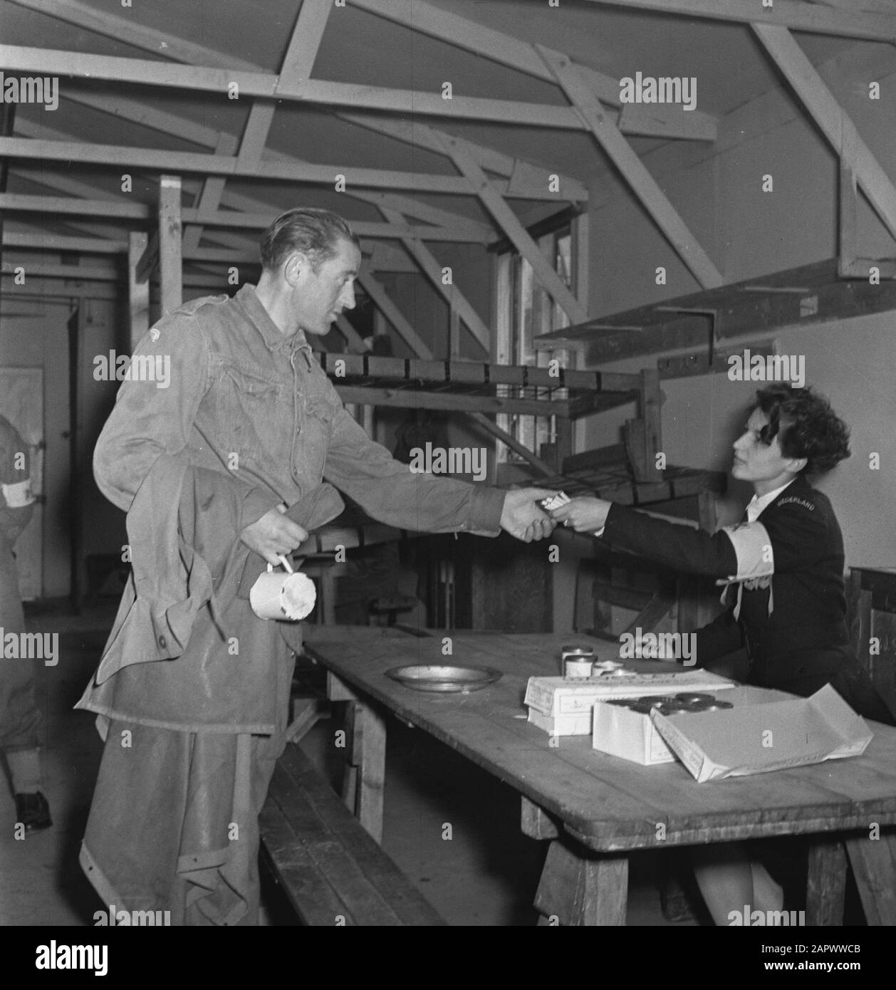 Military showers Black and White Stock Photos & Images - Alamy