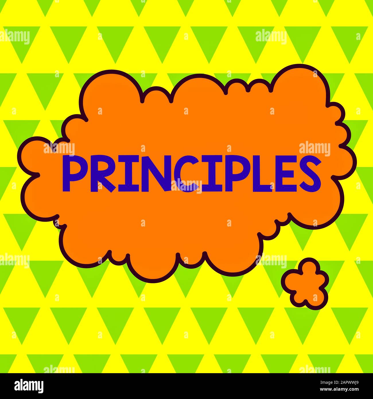 Conceptual hand writing showing Principles. Concept meaning fundamental ...