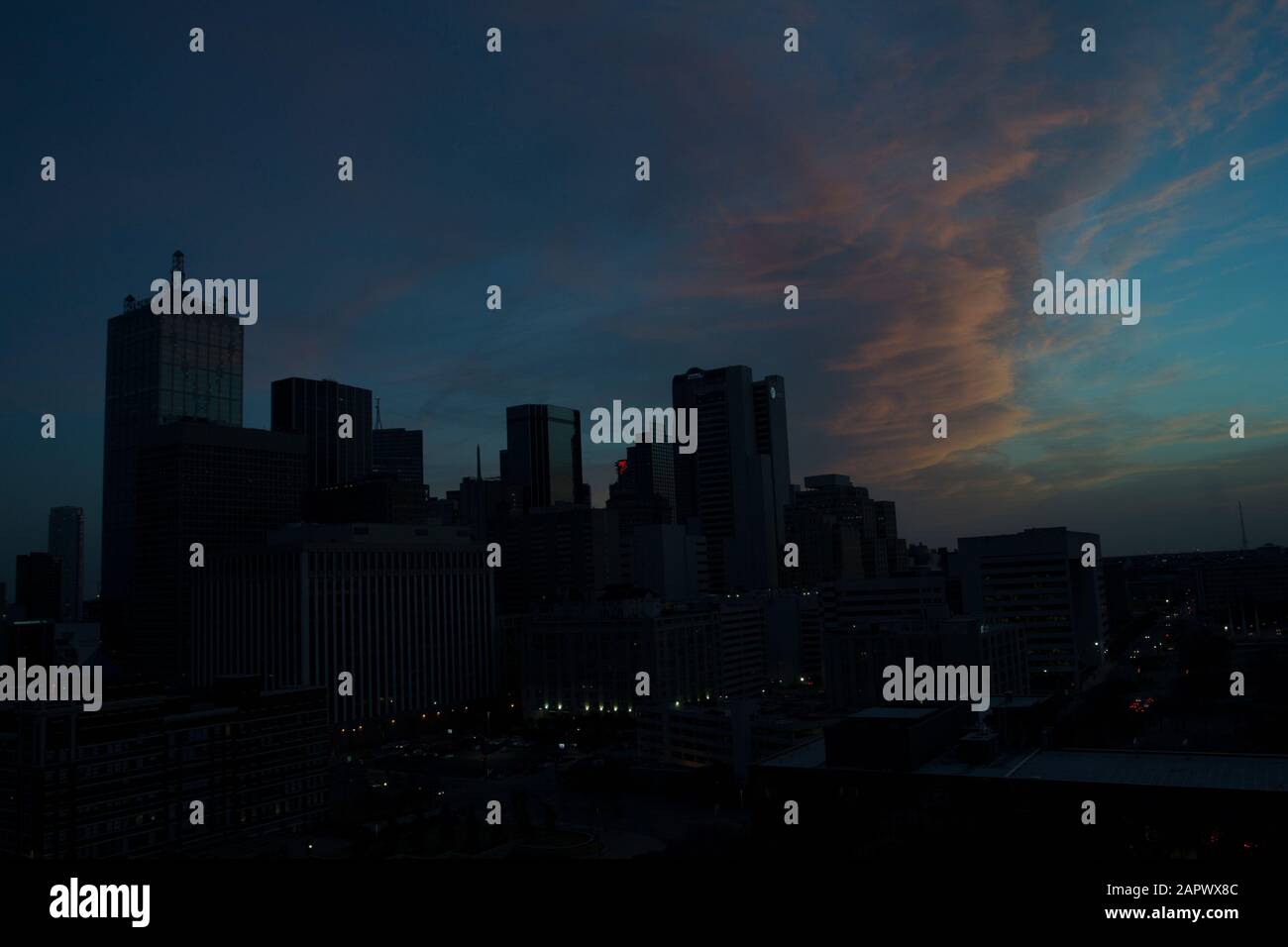 Early Morning, Downtown Dallas, Texas Stock Photo - Alamy