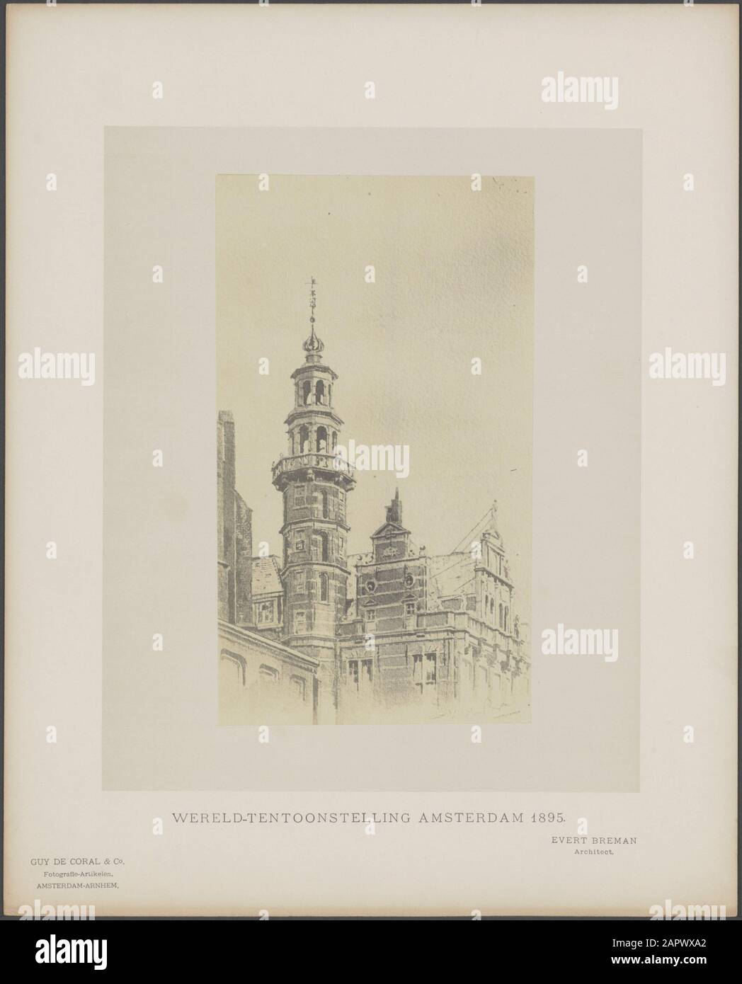 Design for an Old Dutch tower. Architect Evert Breman; designs; towers ...