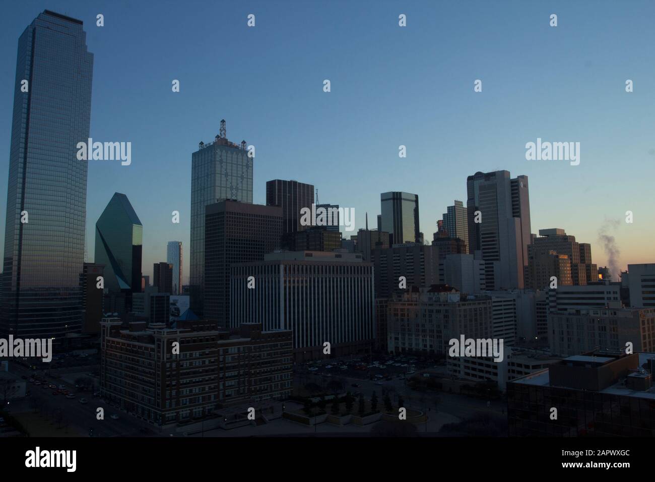 Early Morning, Downtown Dallas, Texas Stock Photo - Alamy