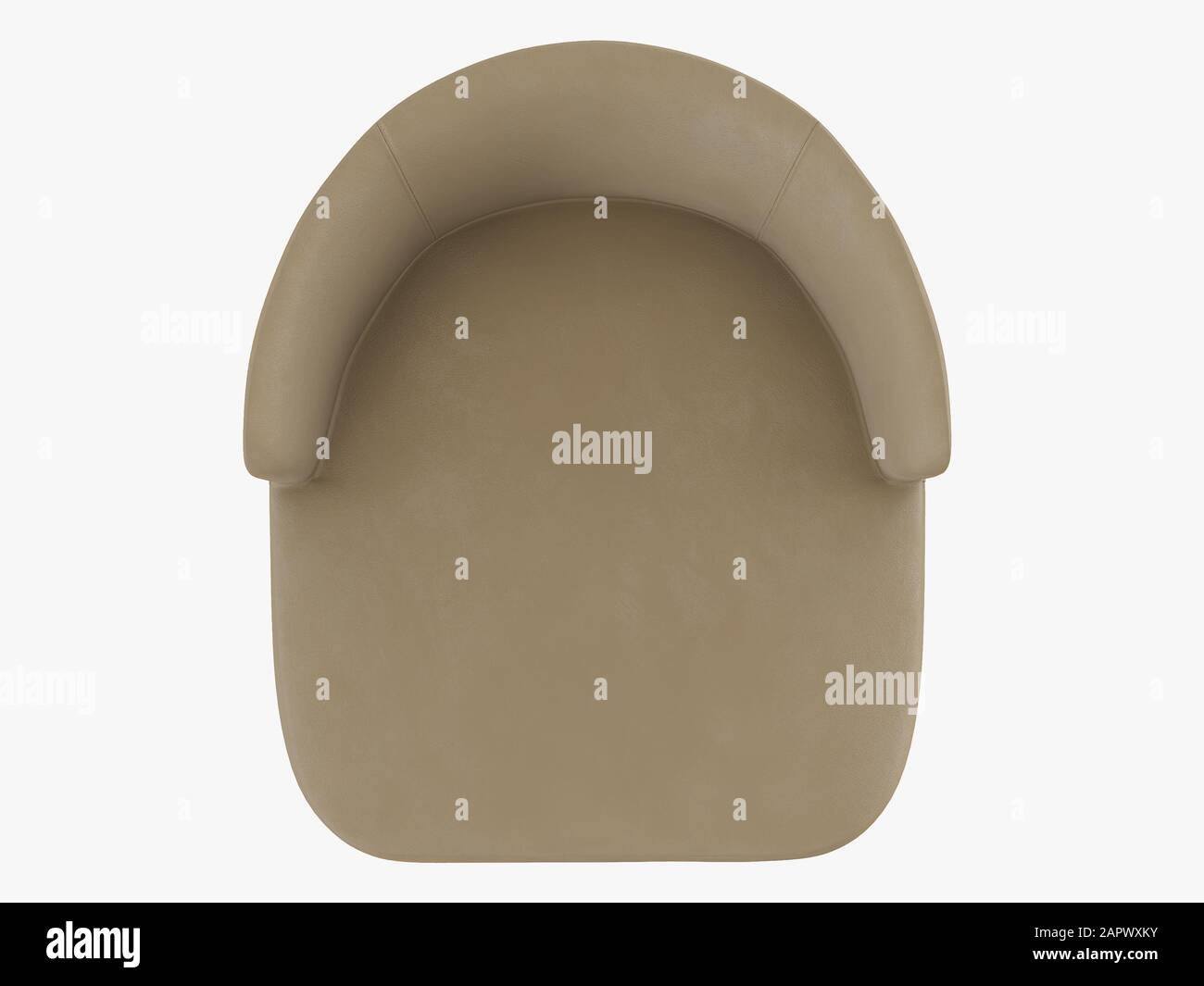Bar stool top view on white background 3d rendering Stock Photo - Alamy