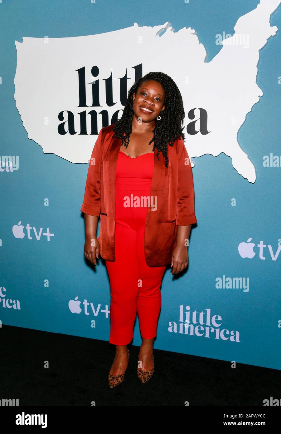 Los Angeles, CA - January 23, 2020: Mfoniso Udofia attends the premiere ...