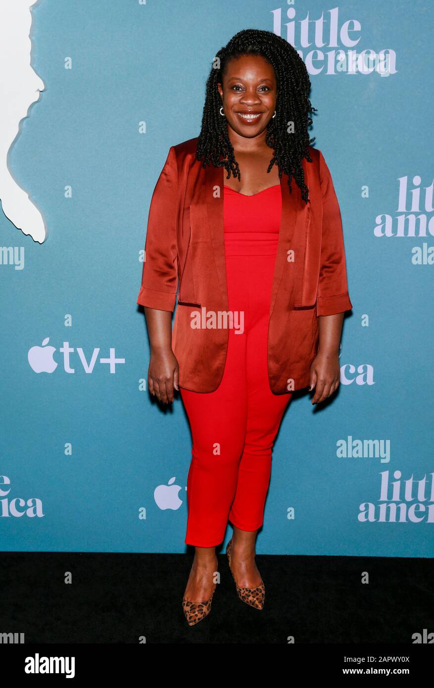 Los Angeles, CA - January 23, 2020: Mfoniso Udofia attends the premiere ...