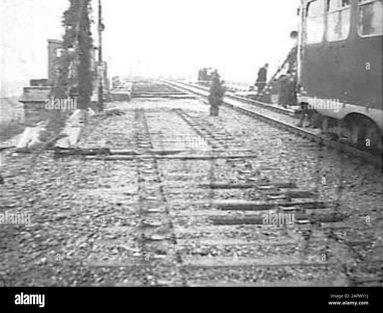Opening railway bridge at Oosterbeek Annotation: [negative missing ...