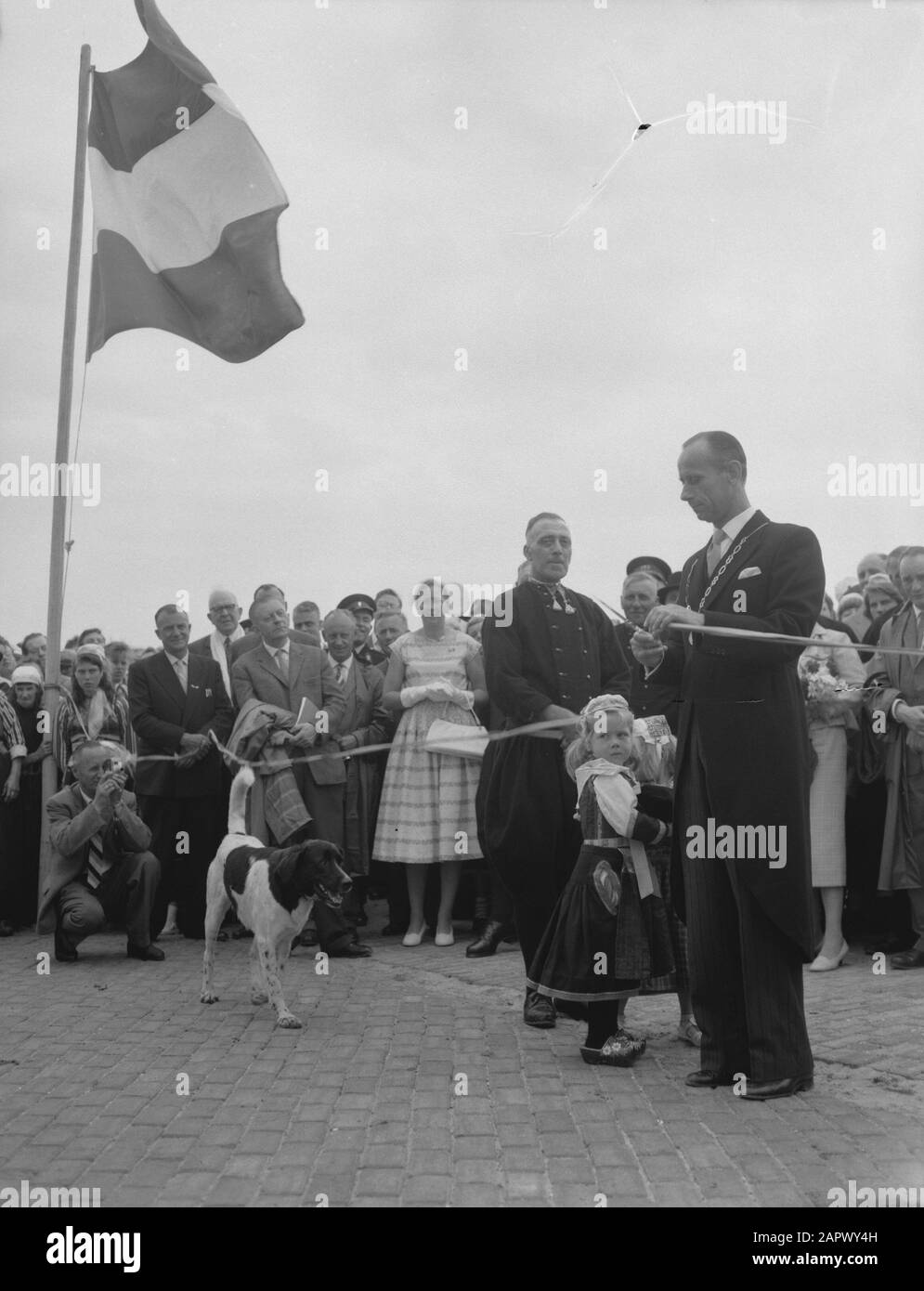 Opening road connection with the former island of Marken and the ...