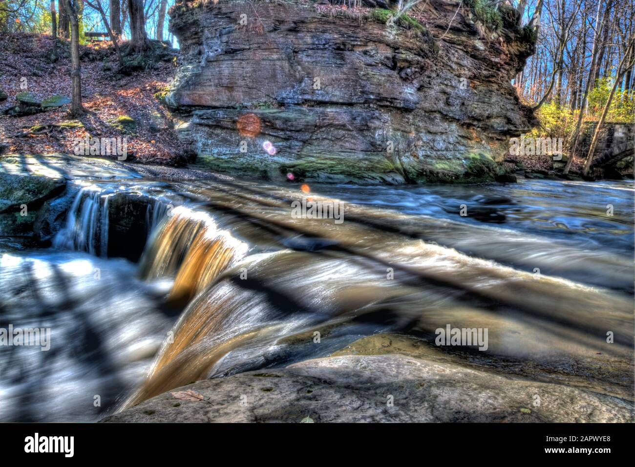 David Fortier Park, Olmsted Falls, Ohio Stock Photo - Alamy