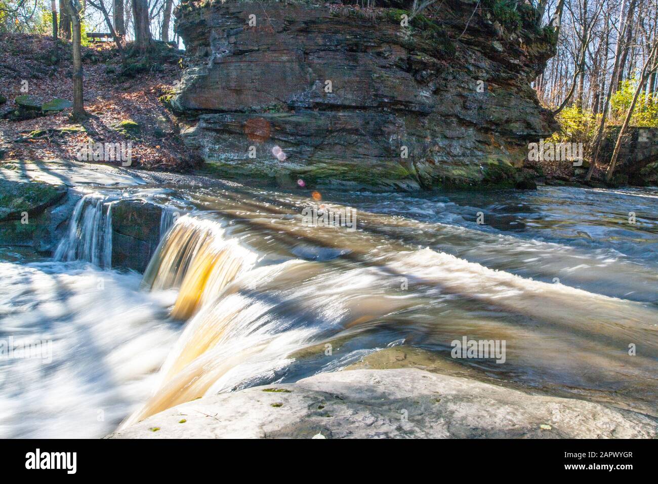 David Fortier Park, Olmsted Falls, Ohio Stock Photo - Alamy