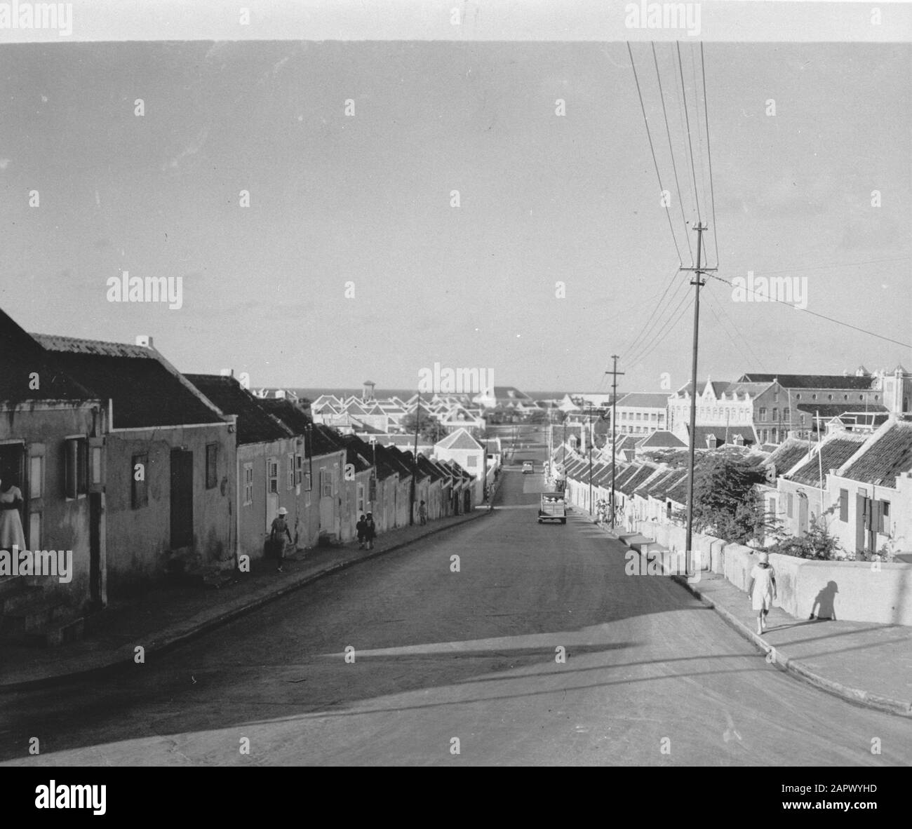 Wi [West Indies]/Anefo London series Old houses in Willemstad (Curaçao ...