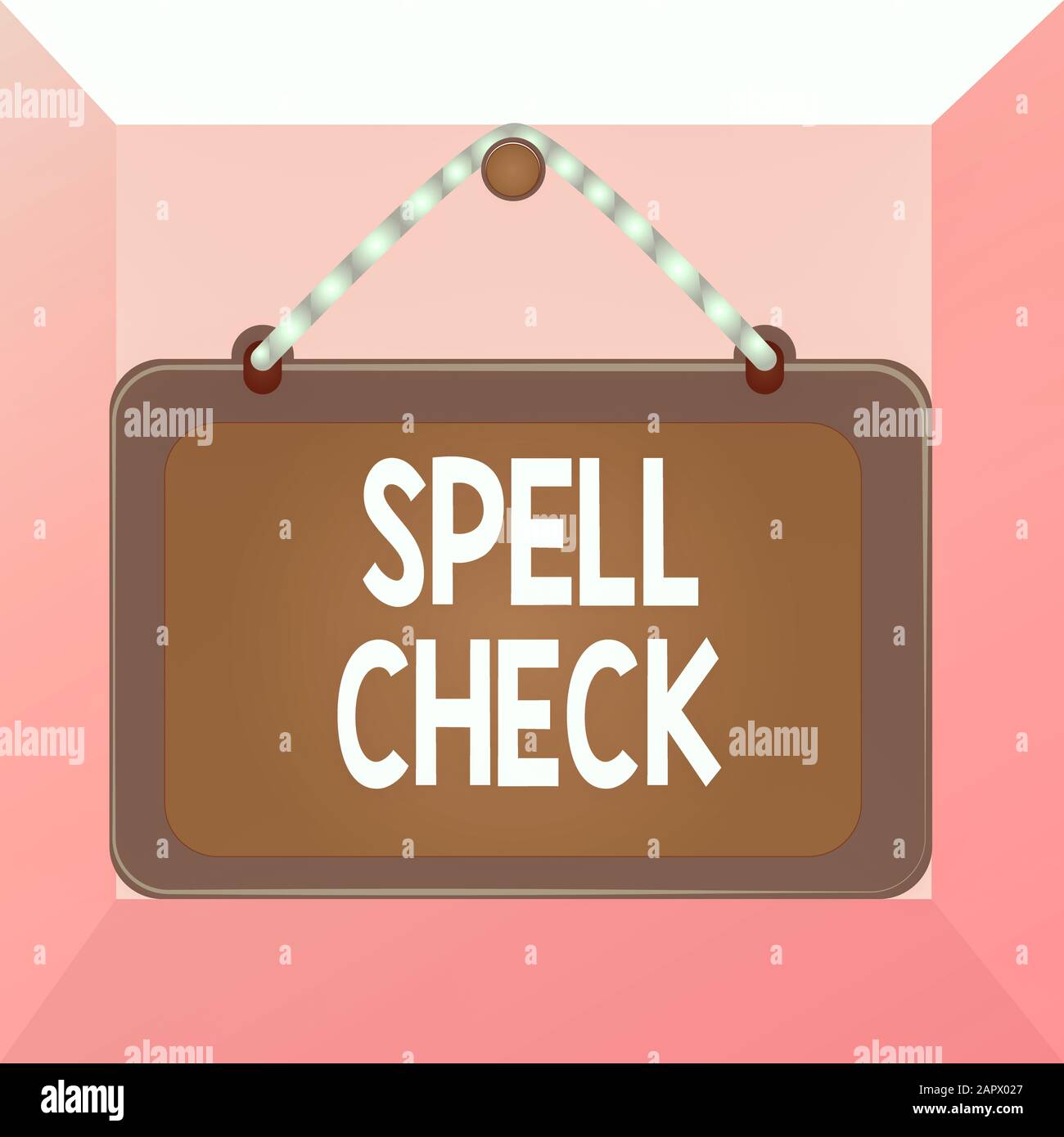 Conceptual hand writing showing Spell Check. Concept meaning to use a computer program to find ...