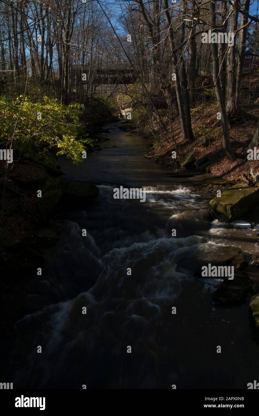 David Fortier Park, Olmsted Falls, Ohio Stock Photo - Alamy