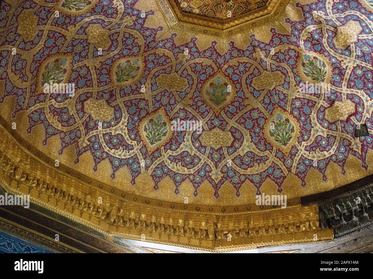 Fine example of Ottoman art patterns in view Stock Photo - Alamy