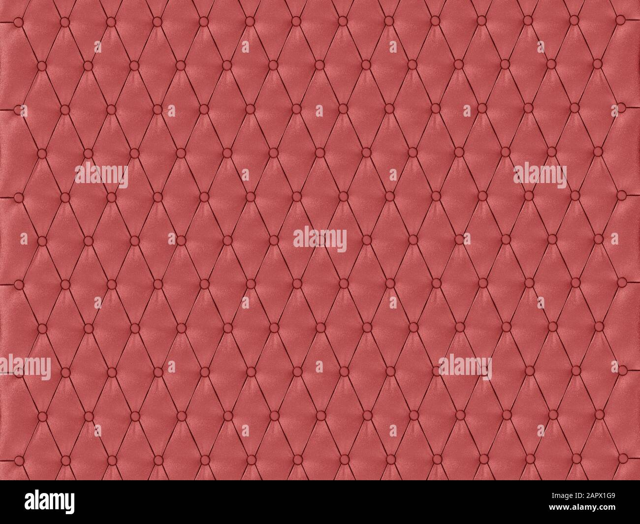 Wall panel red capitone on a white background 3d rendering Stock Photo ...