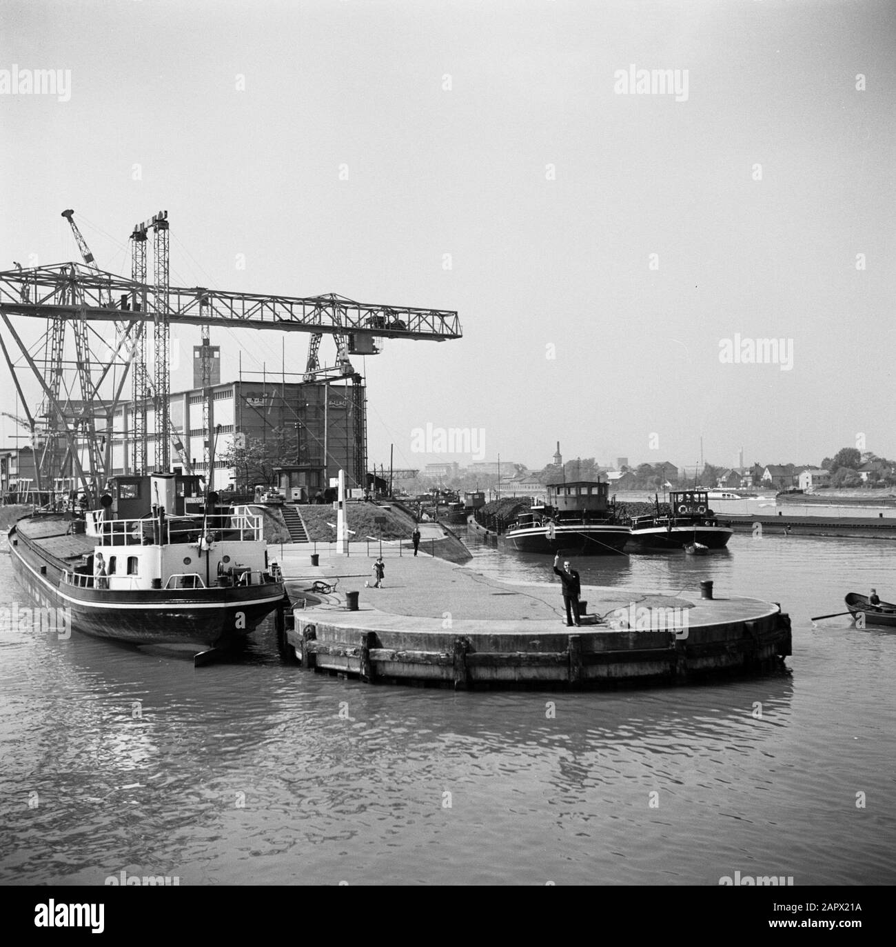 Rhine navigation, report from motor ship Damco 230: Switzerland Pier ...