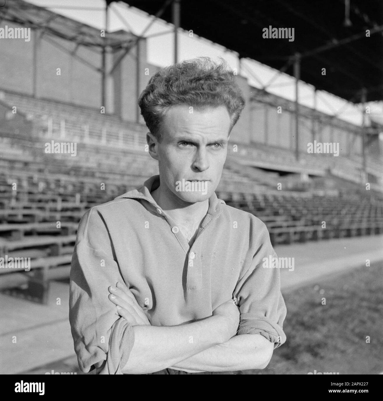 Dutch football team 1951 Piet Groeneveld (Haarlem) at the Olympic ...