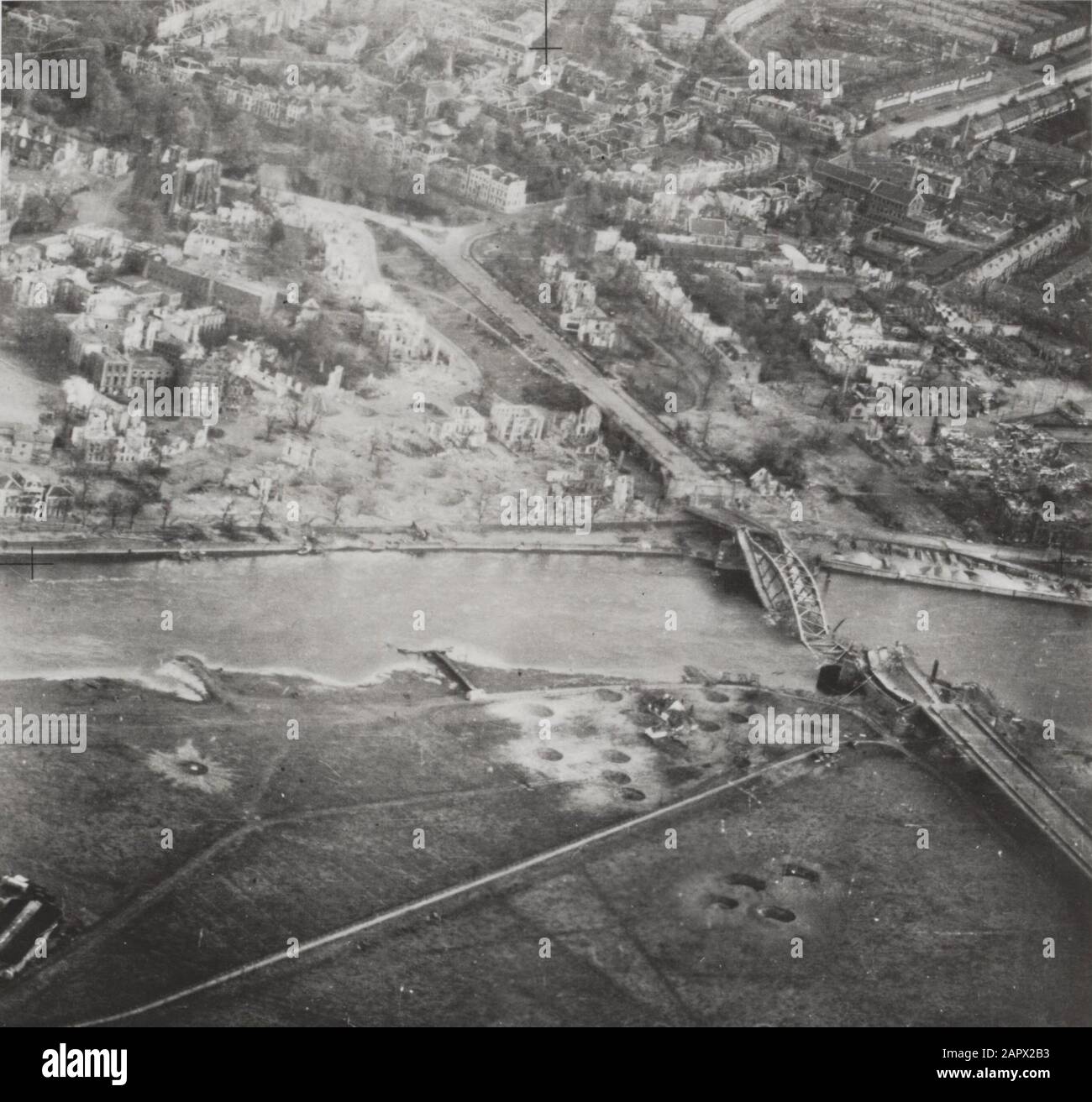 Air intake. Recording of a reconnaissance aircraft of the havoc around ...