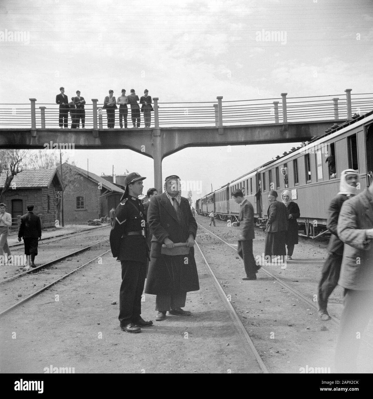 Middle East 1950-1955: Train journey from Amman to Damascus Police ...