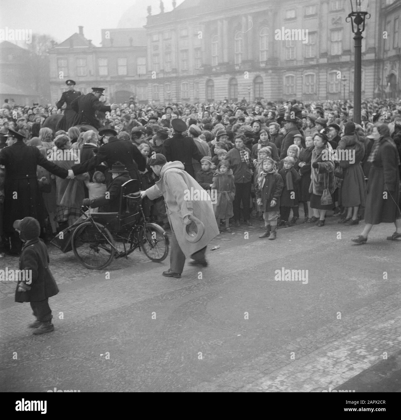 55th anniversary of King Frederick IX Police at the spectators on the ...